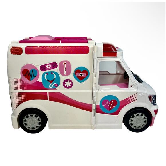 Mattel | Toys | 27 Barbie Mattel Care Clinic Playset Ambulance ...